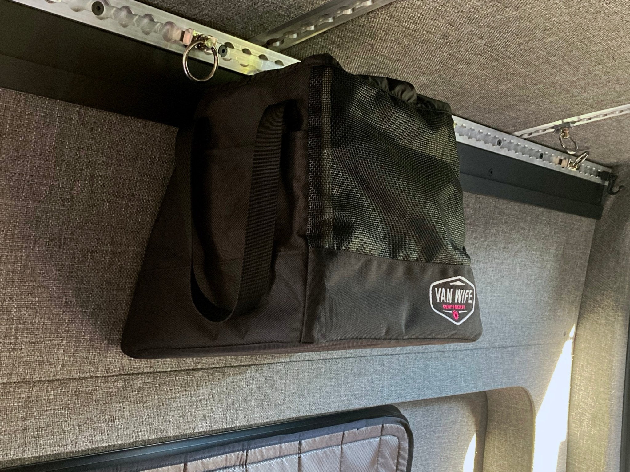 Van Wife Components 12" Hanging Van Storage Bag | L-Track & J-Channel ...