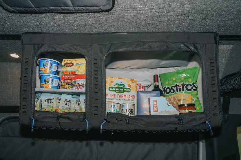 VanEssential Soft-Sided Upper Storage Cabinets – Out There Vans, LLC